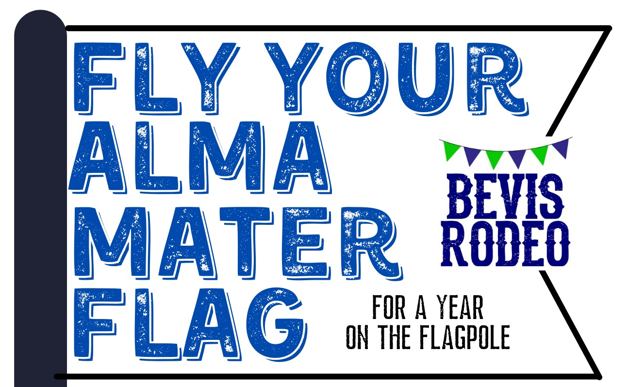 Bevis Rodeo Fly Your Flag logo – Colleen Bevis Elementary PTA